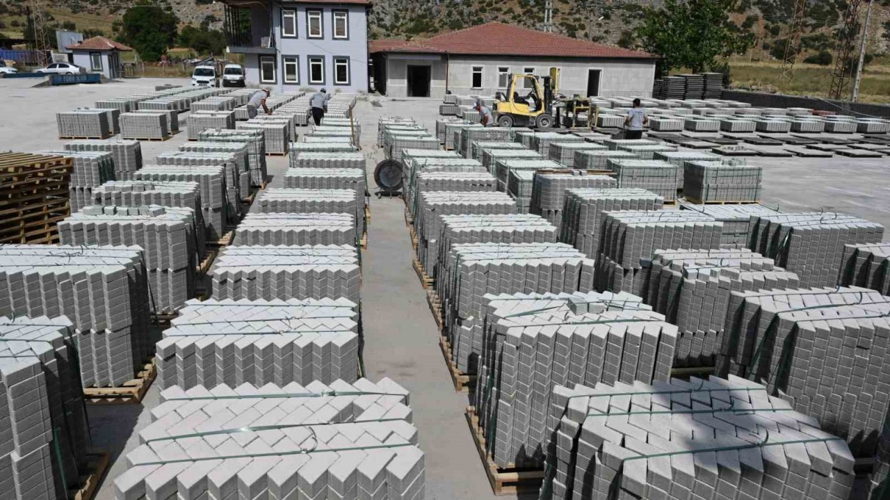 Doğaltaş ve Beton Elemanları Tesisinde üretim 3 kat artırıldı