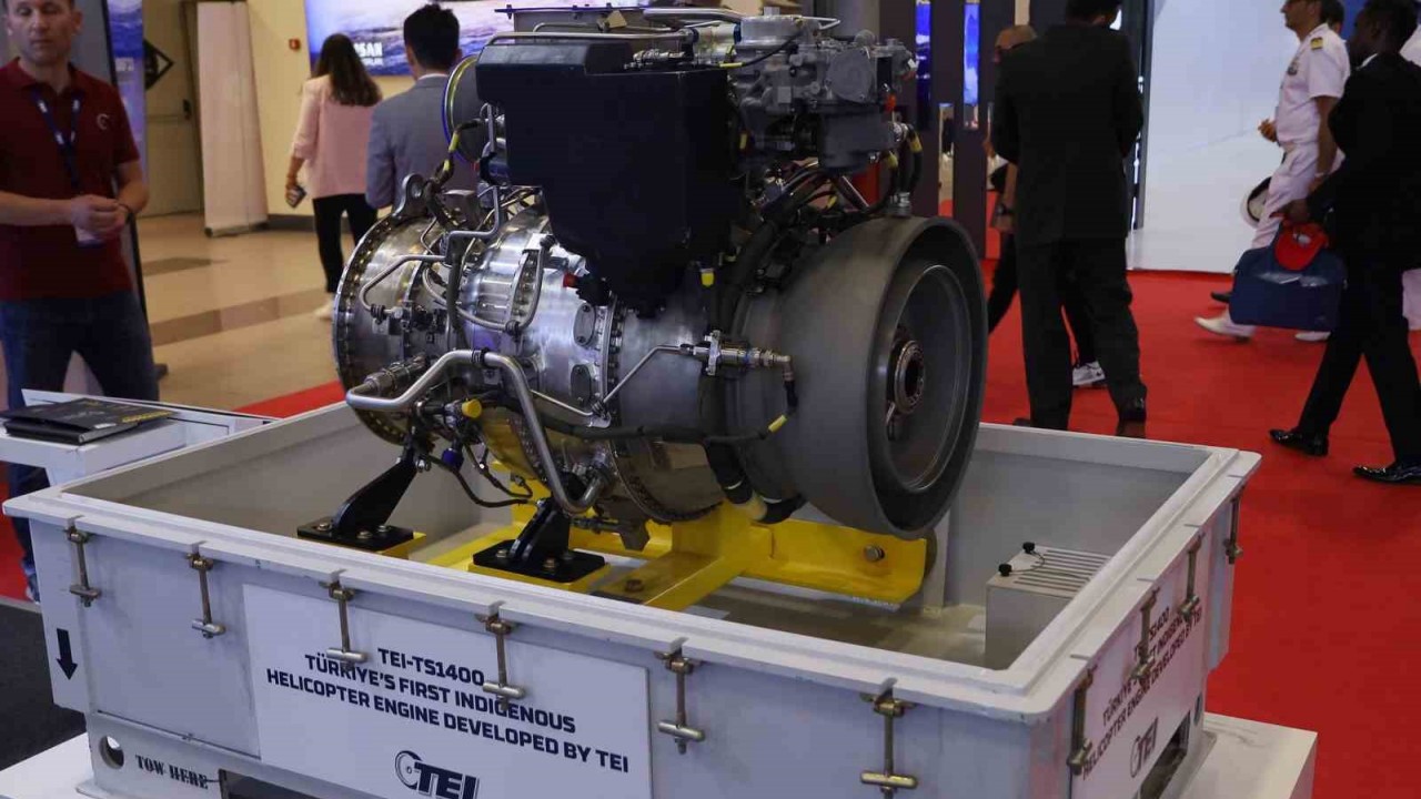 TEI’nin ürettiği yerli ve milli havacılık motorları İDEF Fuarı’nda ...