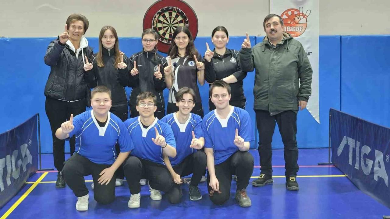 Gazi Mustafa Kemal Anadolu Lisesi öğrencilerinden çifte şampiyonluk Gazi Mustafa Kemal Anadolu Lisesi öğrencilerinden çifte şampiyonluk
