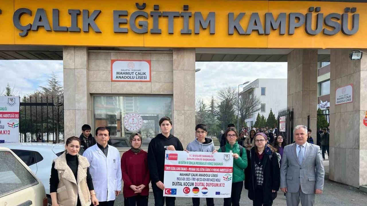 Mahmut Çalık Anadolu Lisesi, Erasmus projesi kapsamında Avrupa’ya ...