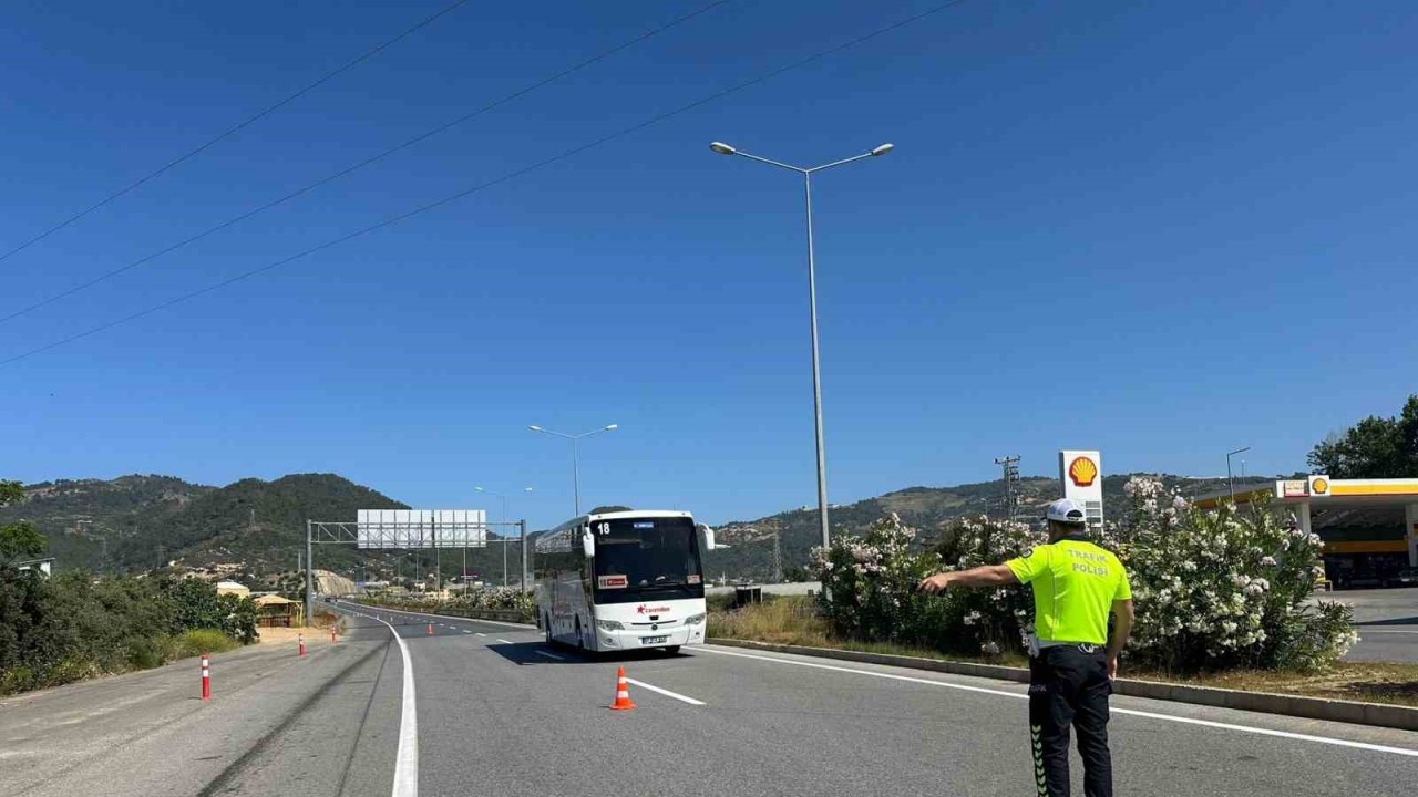 Tur otobüslerine sıkı denetim